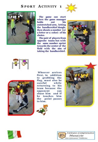 1 Big sports games Project "Let's share our games!" | PDF