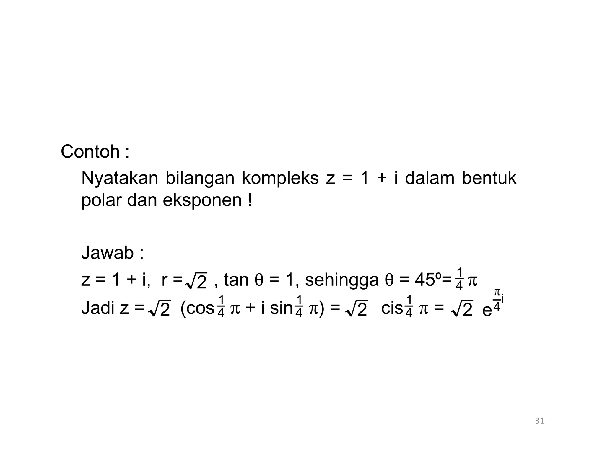 1 Bilangan Kompleks | PDF