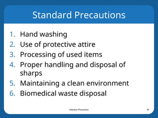 Hospital Infection Prevention Protocol MOHFW GOI | PPT
