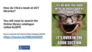 BIO1000F introduction to library resources 2016 | PPT