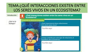 1_BIOLOGIA,ECOLOGIA, GRADO SEPTIMO_2O2OI | PPTX