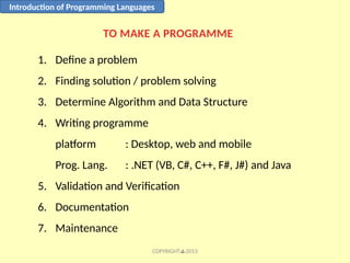 1_BJ_Introduction algoritm and programming language | PPT
