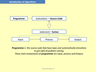 1_BJ_Introduction algoritm and programming language | PPT