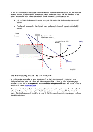 1b kno how on profit max | PDF | Business Accounting & Finance | Business