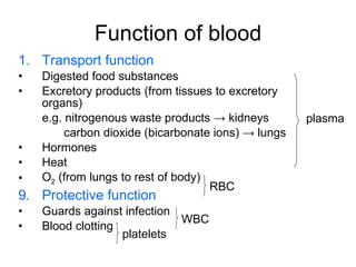Chapter 8 Lesson 1 - The Components of Blood | PPT