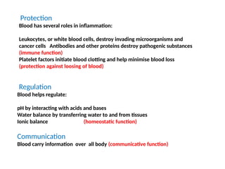 Biochemistry. Topic name: Blood. | PPT