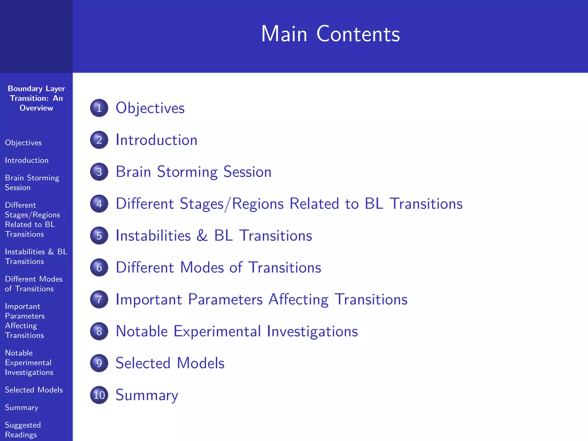 Boundary Layer Transition: An Overview | PPT