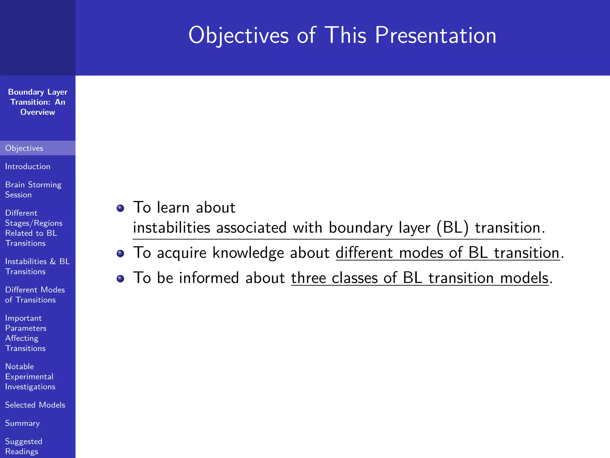Boundary Layer Transition: An Overview | PPT