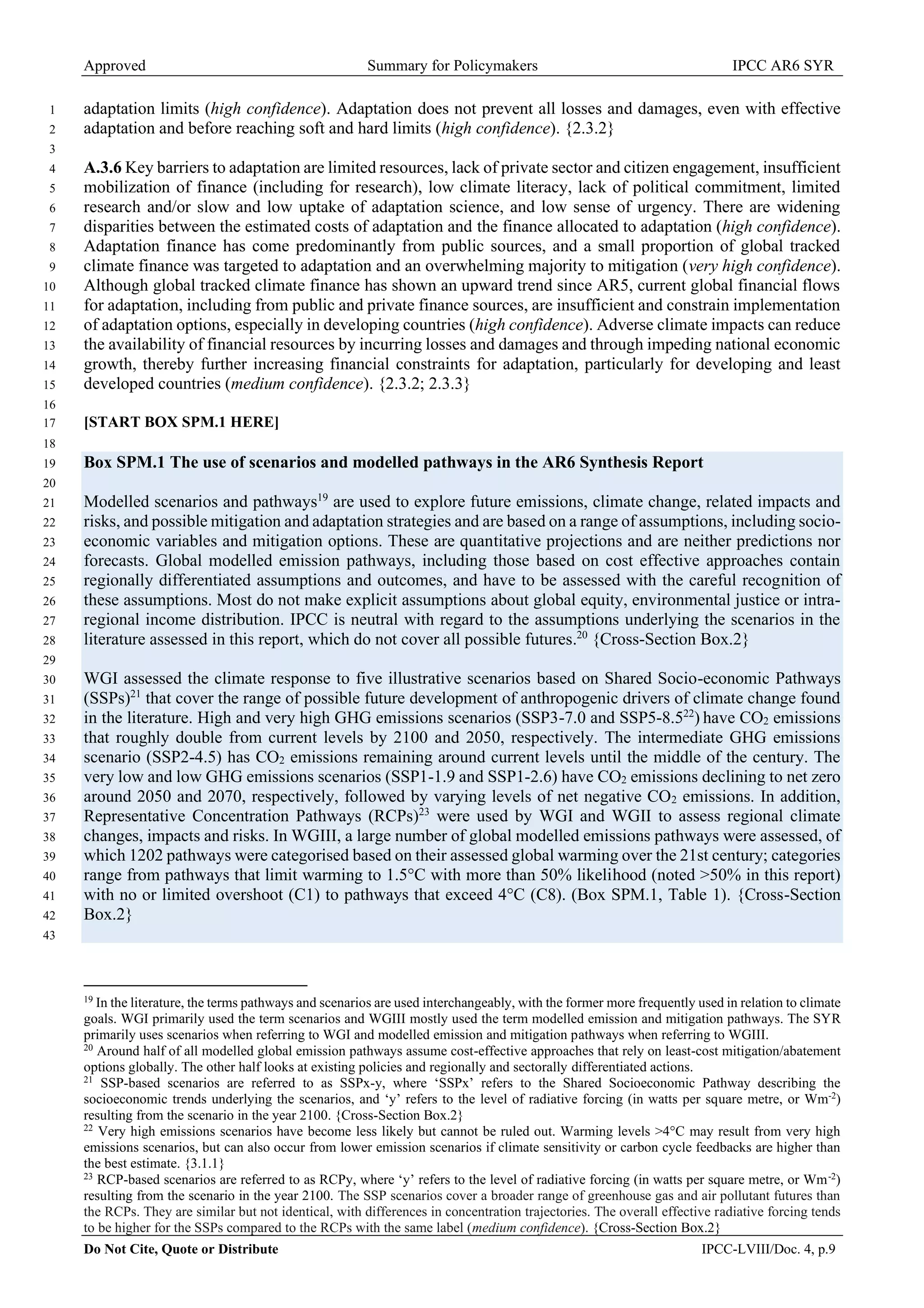 IPCC AR6 Climate Change 2023 report | PDF