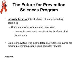 Prevention Sciences Program: Present and Future | PPTX | Sexual Health ...