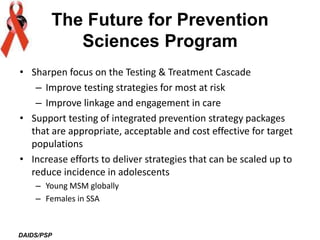 Prevention Sciences Program: Present and Future | PPTX | Sexual Health ...