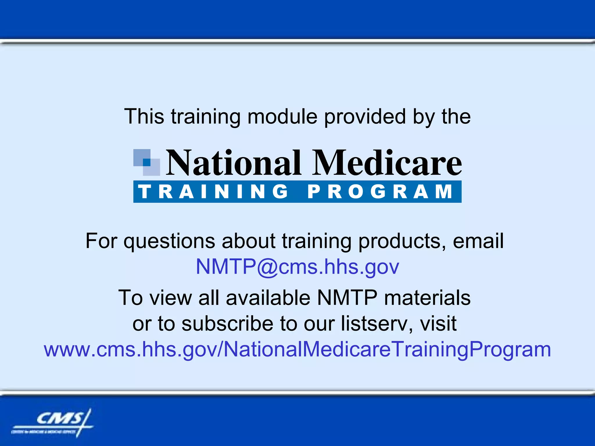 Medicare 101 | PPT