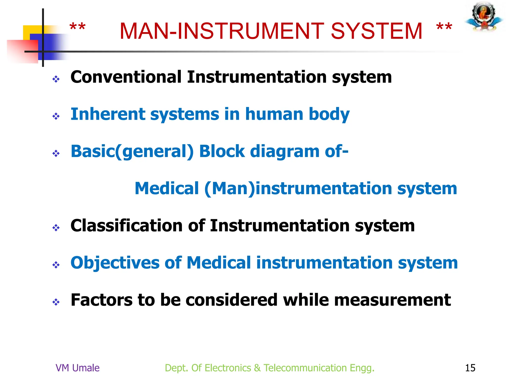 medical instrumentation system for biomedical engineers | PPT