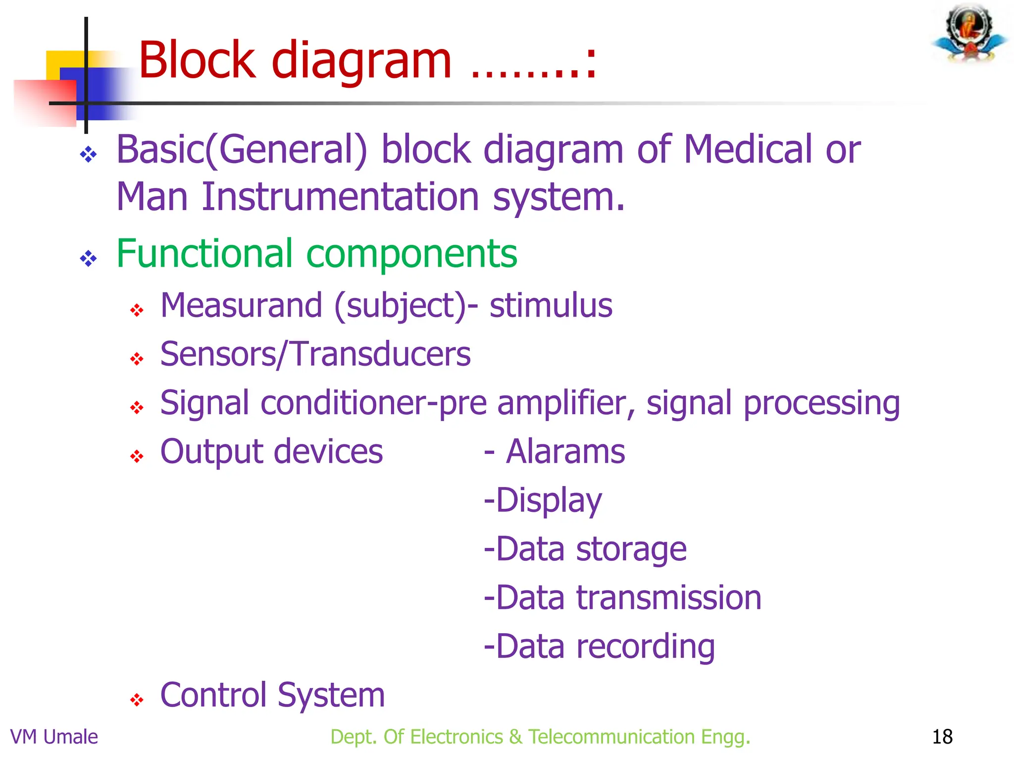 medical instrumentation system for biomedical engineers | PPT