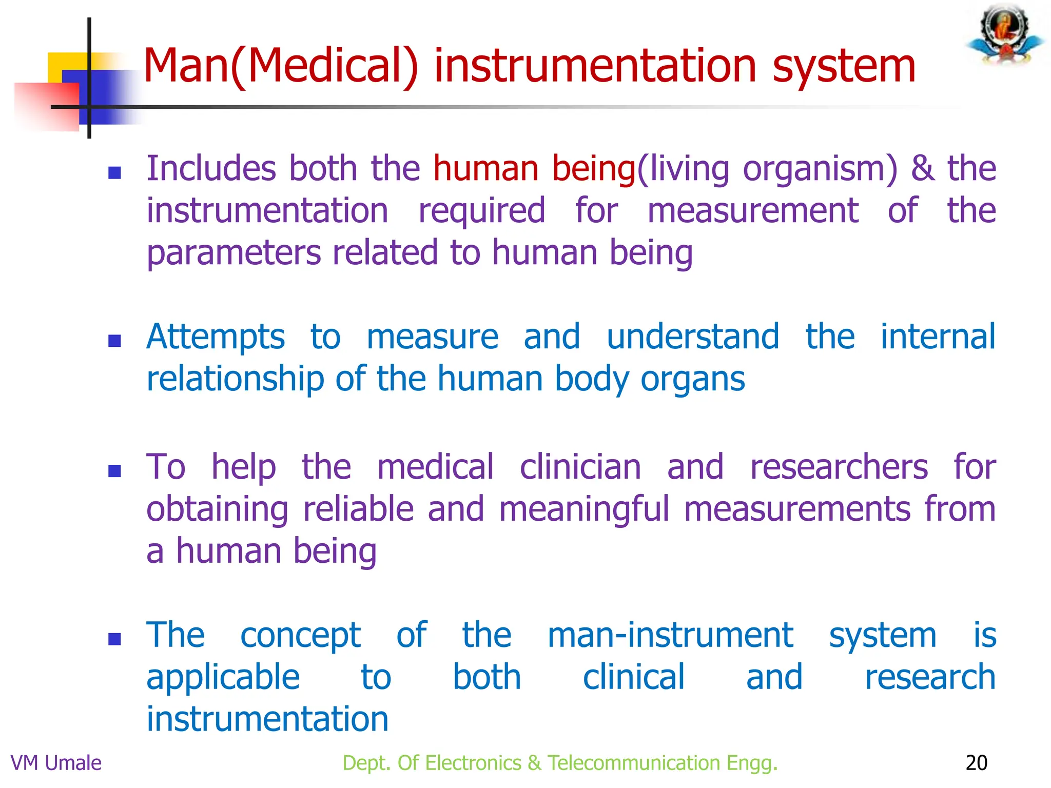 medical instrumentation system for biomedical engineers | PPT