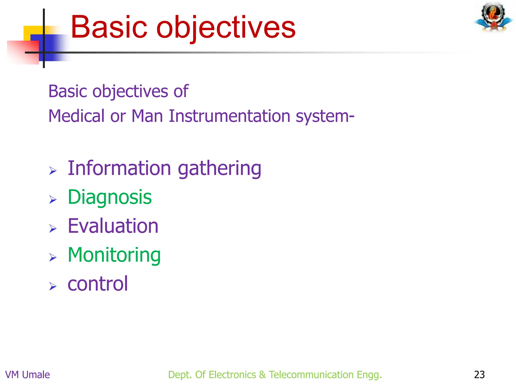 medical instrumentation system for biomedical engineers | PPT
