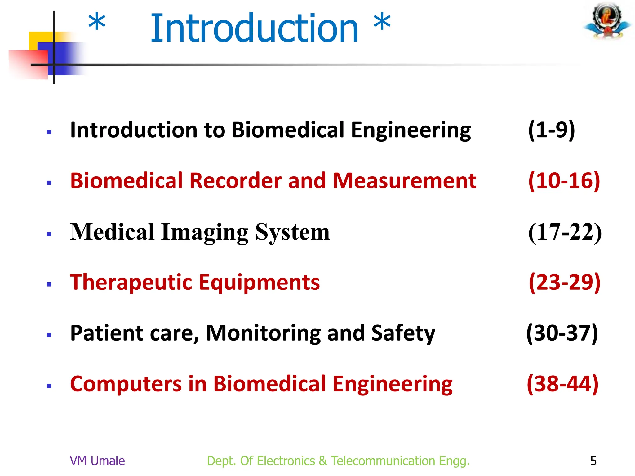 medical instrumentation system for biomedical engineers | PPT
