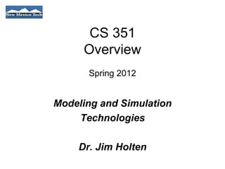 1b MS Overview in modeling simulation.ppt | Technology & Computing