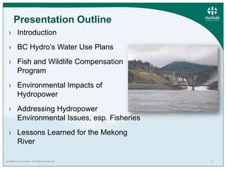 BC Hydro Experience with Environmental Management: British Colombia ...