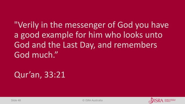 Origins of Islam ISRA (Life of Muhammad) | PPT