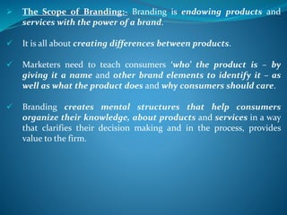 Introduction brand management | PPTX
