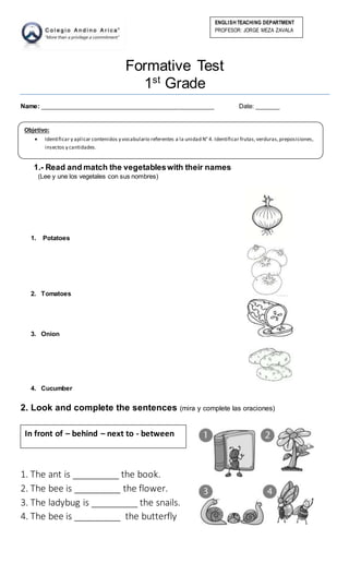 1 básico prueba formativa n°4 | DOCX