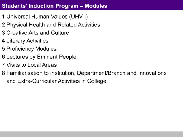 Students Induction Program Overview.pptx | Professional School ...