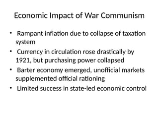 1b ..Tsarist econ and War Communism.pptx