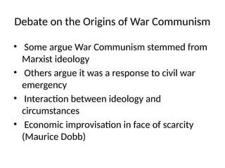 1b ..Tsarist econ and War Communism.pptx