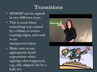 1c. Narrating Unforgettable Moments - Injuries: Tripping, Falling, and ...