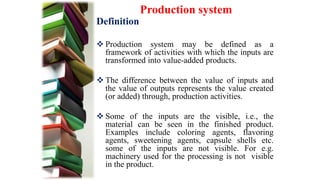 production planning | PPTX