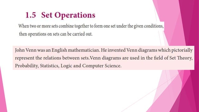 1c. Pedagogy of Mathematics (Part II) - Set language introduction and ...