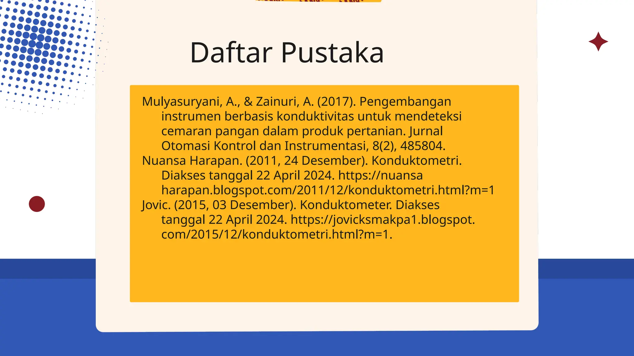 1c. PPT Konduktometri.pptxdhwyfwwyydfwxfx | PPTX