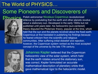 1c physics (key to progress) | PPT