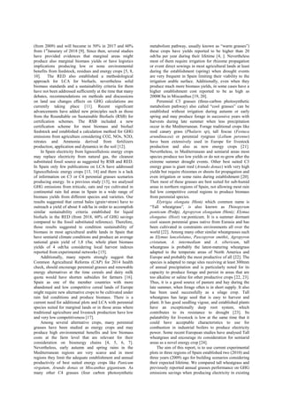 Perennial Energy Crops For Semiarid Lands in the Mediterranean | PDF