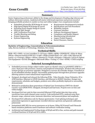 GeneCernilliResume | PDF | Computing | Technology & Computing