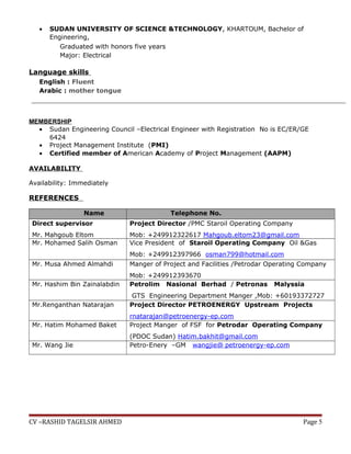 cv Rashid Tagelsir updated . -2016 | DOC