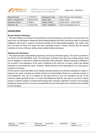 main_product_report-Shenzhen Vesany Electronics Co., Ltd. | PDF