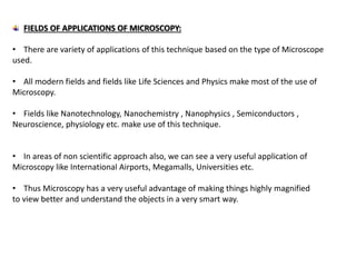 ANALYTICAL CHEM_MICROSCOPY | PPTX