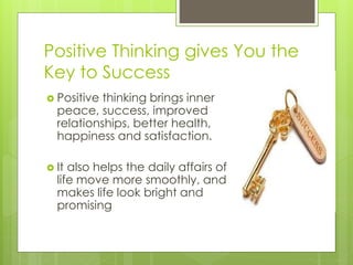 The Power of Positive Thinking | PPSX