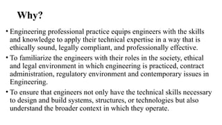 Engineering Professional Practice presentation | PPTX