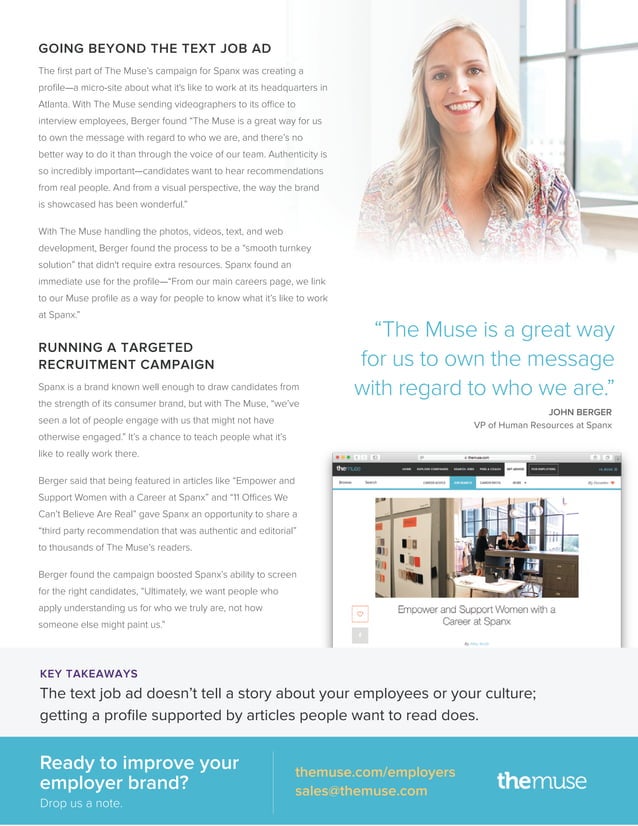 The-Muse-Spanx-Case-Study | PDF | Careers