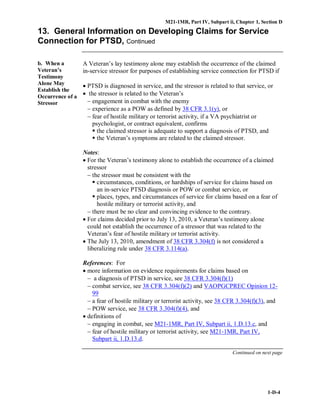 MST AND PTSD M21-1MRIV_ii_1_SecD | PDF
