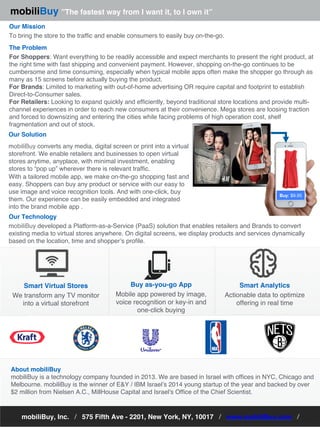 Mobilibuy one pager ( oct15) (1) | PDF