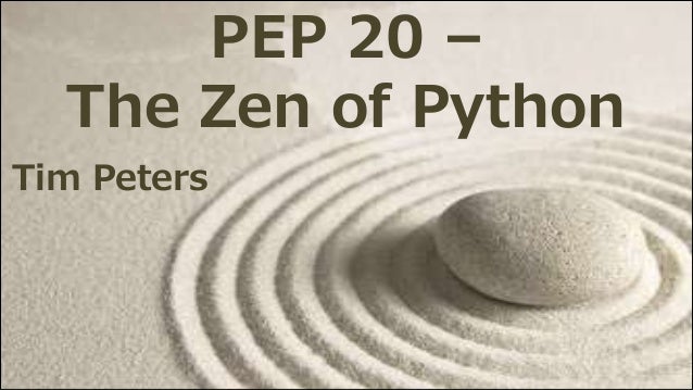Zen of Python