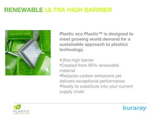 Kuraray Plantic Template presentation draft FINAL | PPT
