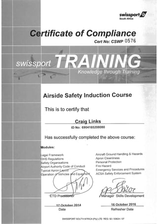 Airside Induction | PDF