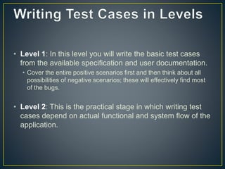 Best Practices for Test Case Writing | PPTX