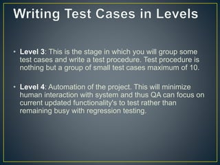 Best Practices for Test Case Writing | PPTX