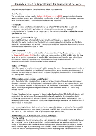 Ibuprofen based carbopol emogel | PDF